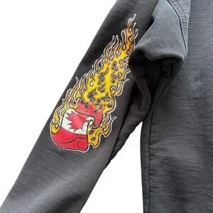 Vintage | Shirts | Mission City Nitro Drag Racing Sweatshirt Xl Black ...